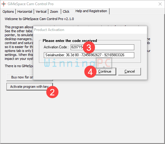 Giveaway: GiMeSpace Cam Control Pro Activation Code Free