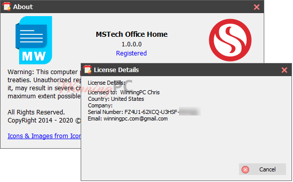 Giveaway: MSTech Office Home Free License Key Lifetime