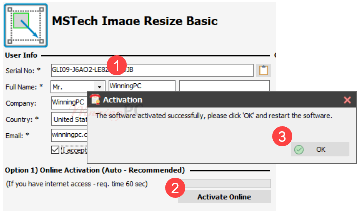 Giveaway: MSTech Image Resize Basic License Key Free
