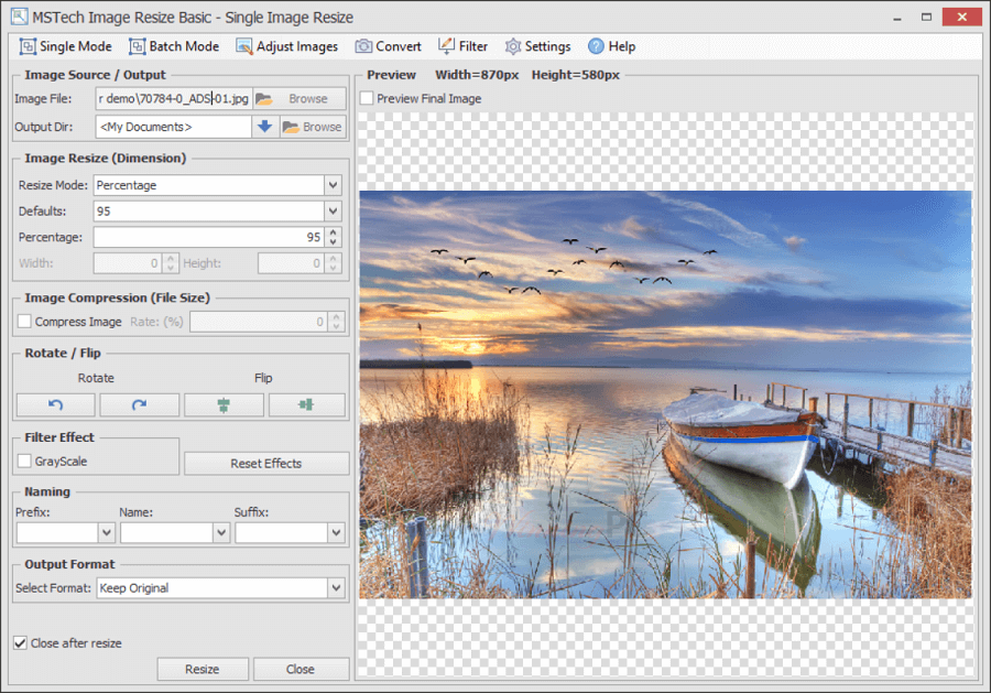 Giveaway: MSTech Image Resize Basic License Key Free