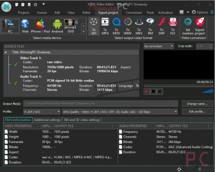 VSDC Video Editor PRO 1 Year Giveaway License Key Free