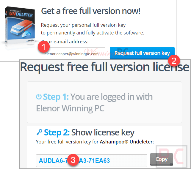 Ashampoo Undeleter Key Free Coupon Code 73% Off 2024