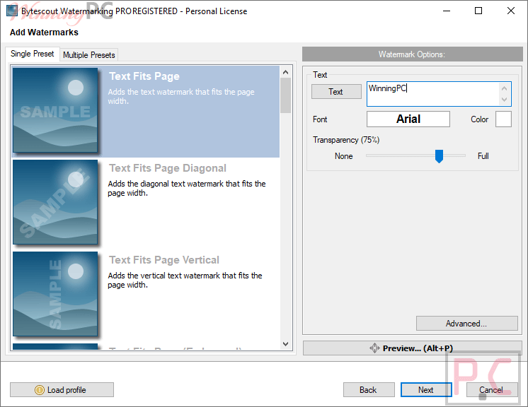 Bytescout Watermarking Pro Personal License Key Free