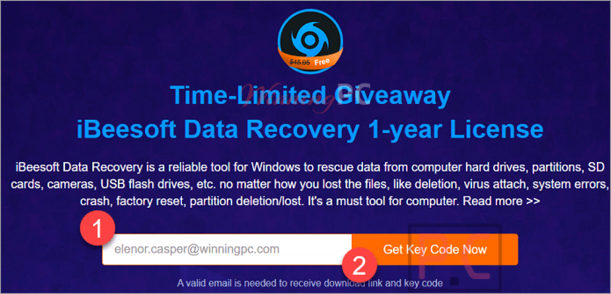 iBeesoft Data Recovery Giveaway Key Free Download