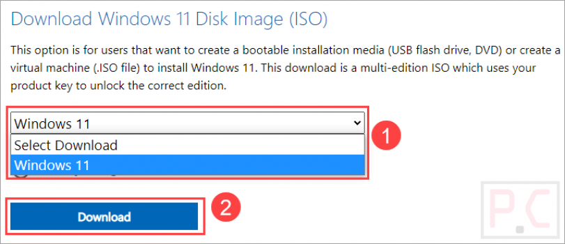 How to download Windows 11 ISO File from Microsoft