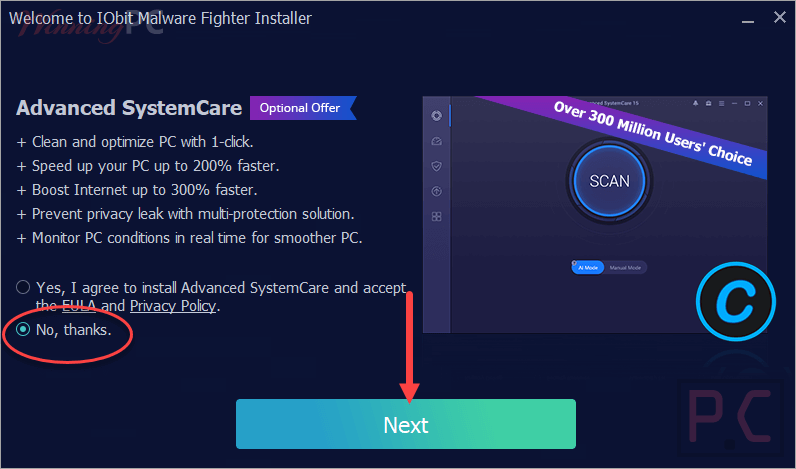IObit Malware Fighter PRO License Key Free 2025