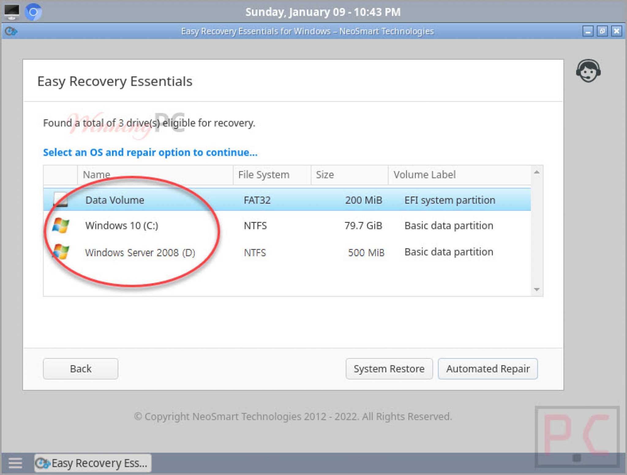 Easy Recovery Essentials for Windows 11 Free Key