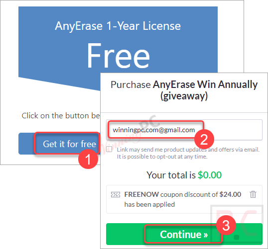 AmoyShare AnyErase Pro Giveaway License Code Download