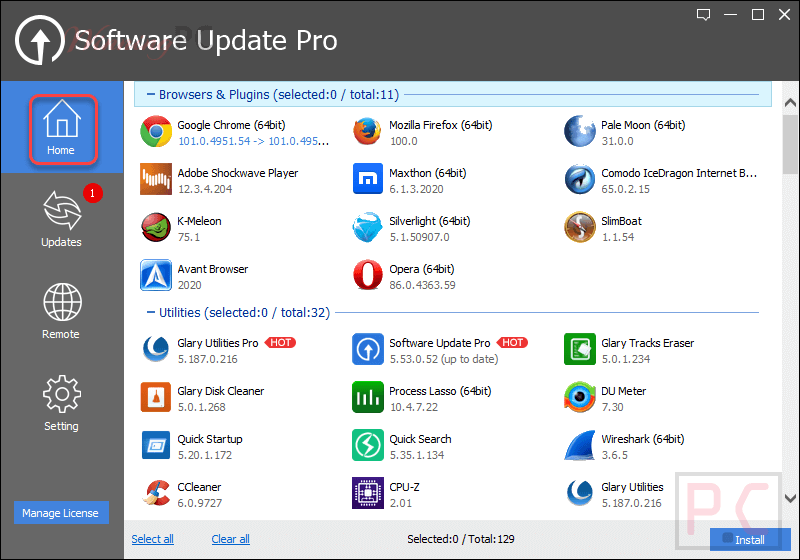 Glarysoft Software Update Pro 1-Year Free License Code