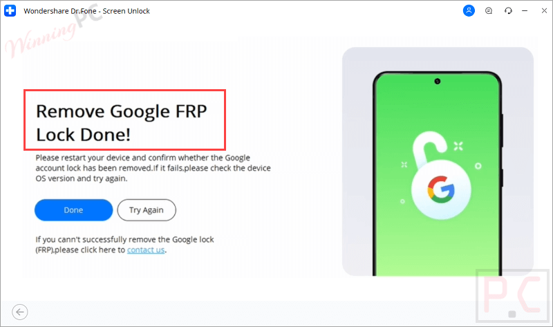 Dr.Fone Screen Unlock for Android 35% Coupon Code 2025