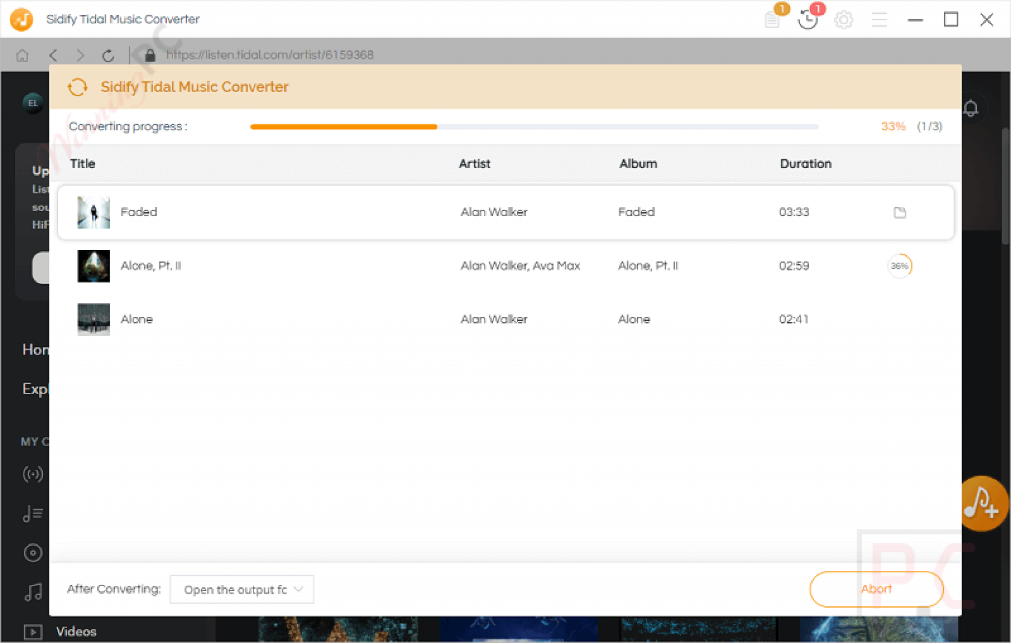 Sidify Tidal Music Converter 46% Off Coupon Code 2025