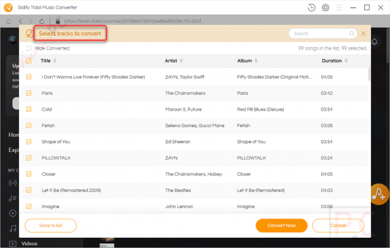 Sidify Tidal Music Converter 46% Off Coupon Code 2025