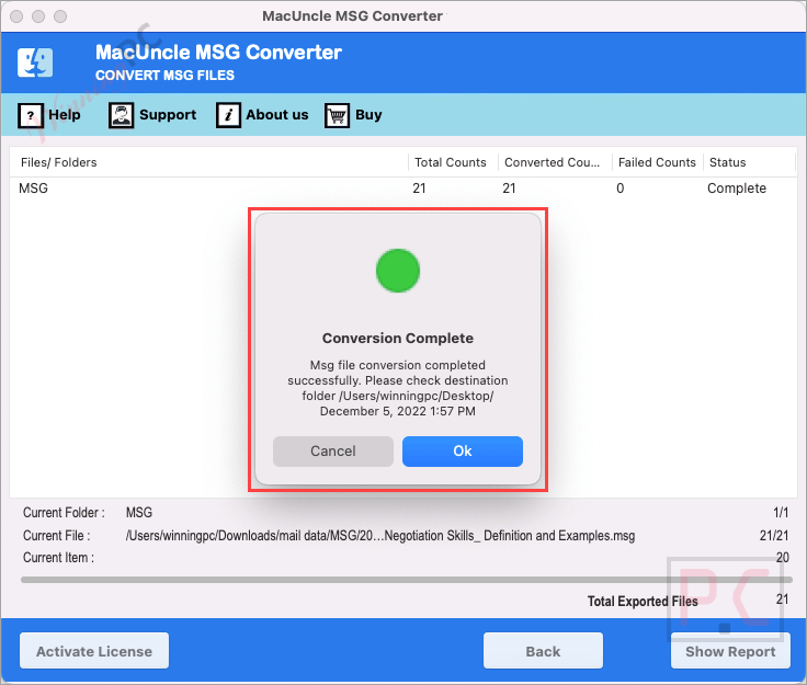 MacUncle MSG Converter for Mac 25% Off Coupon Codes