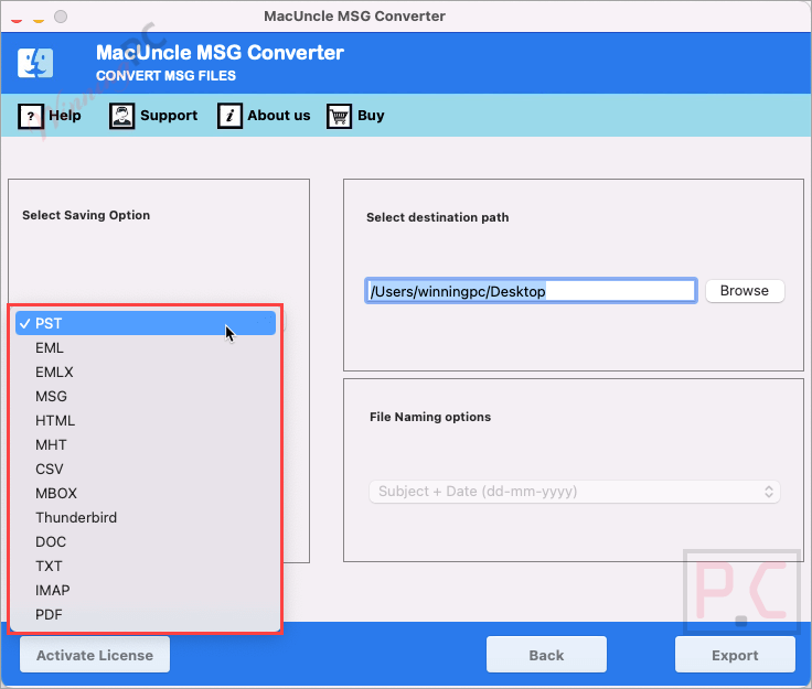 MacUncle MSG Converter for Mac 25% Off Coupon Codes