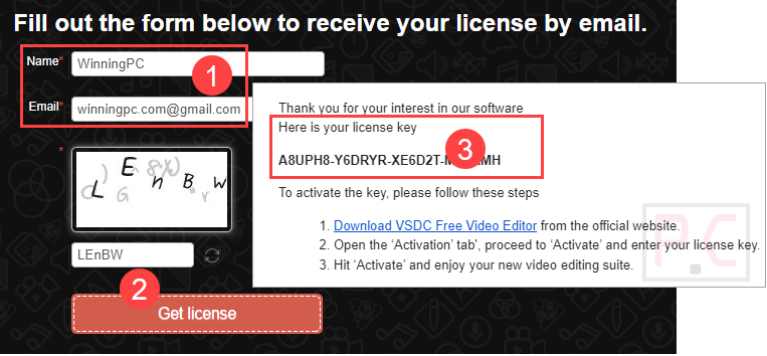 VSDC Video Editor PRO 1 Year Giveaway License Key Free