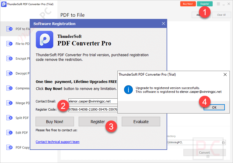 ThunderSoft PDF Converter Pro License Key Free