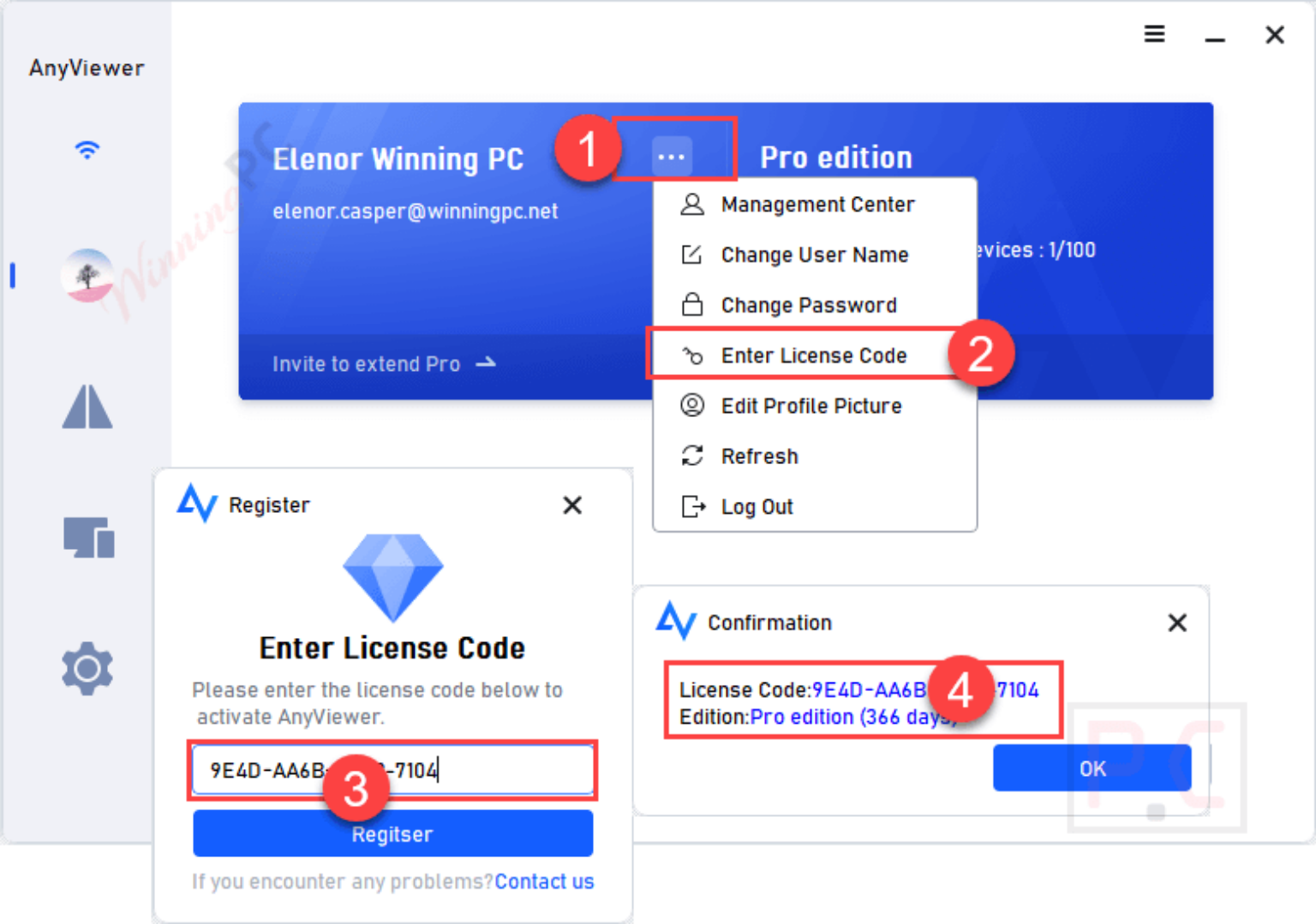 AnyViewer Professional Giveaway License Code Free 2025