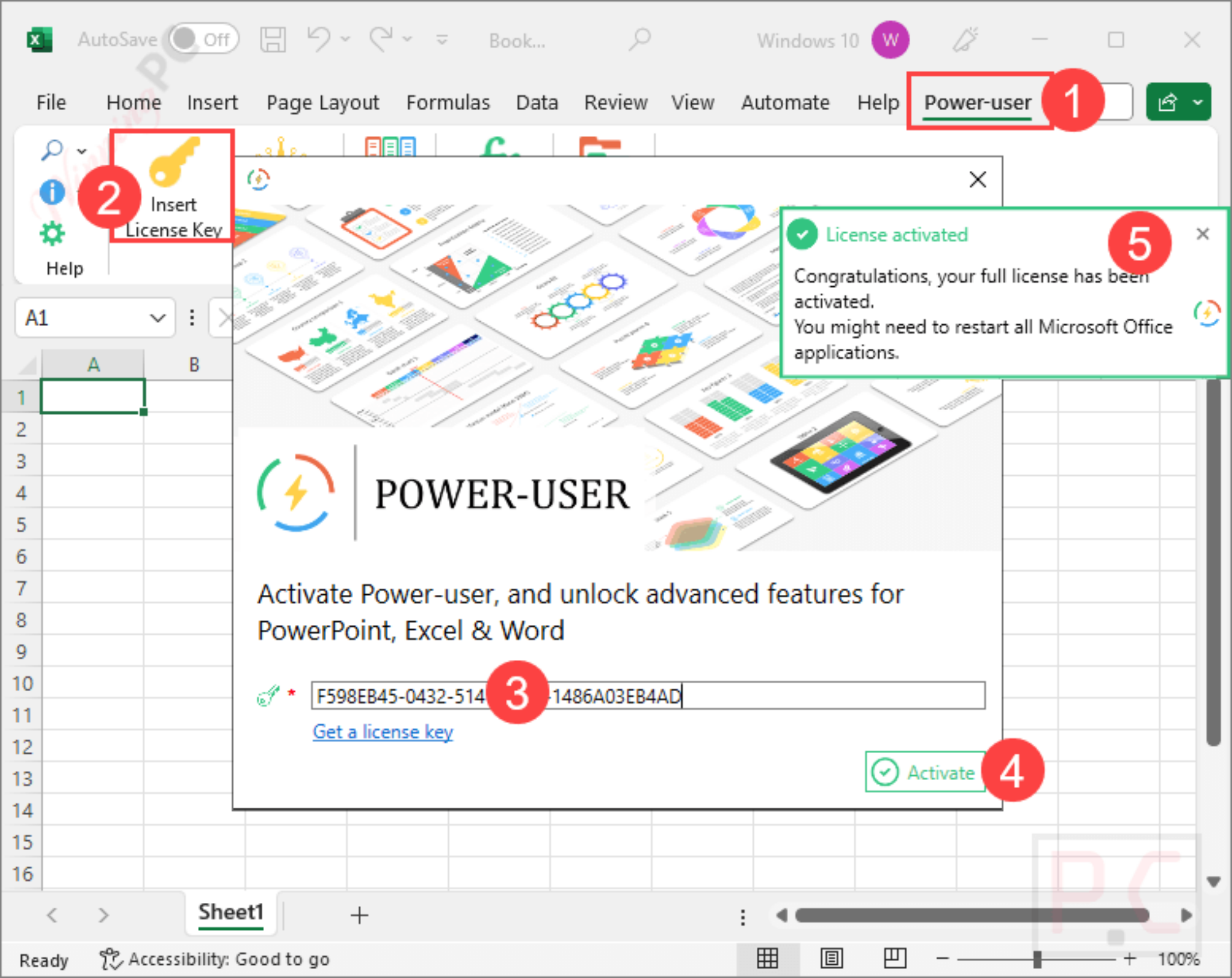 Power-user add-in Premium License Key Free Giveaway 2025