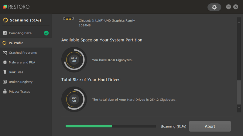 Restoro Advanced system repair & scan for your PC
