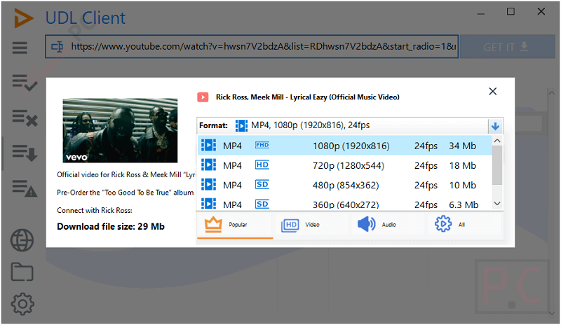 uniDownloader UDL Client - Video Downloader for Free