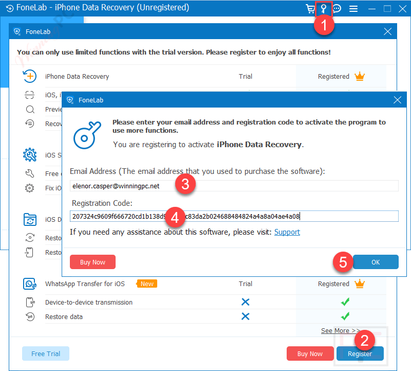 FoneLab iPhone Data Recovery 52% Off Coupon Code 2025