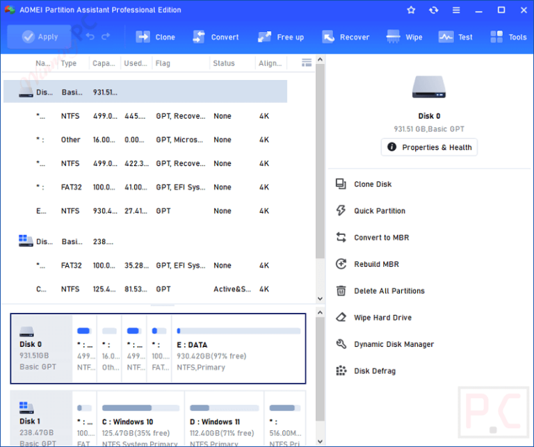AOMEI Partition Assistant Pro 1 Year License Code Free