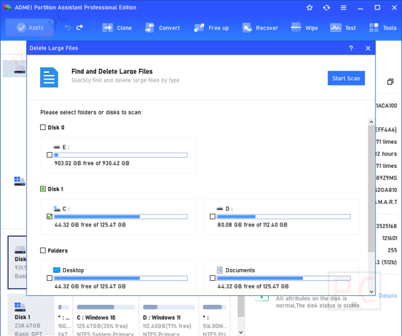 AOMEI Partition Assistant Pro 1 Year License Code Free