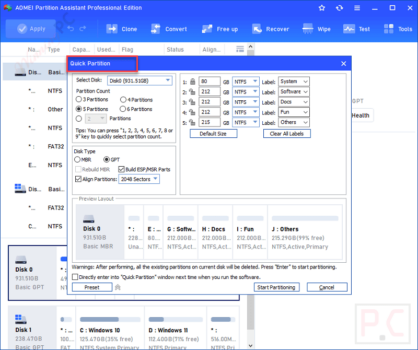 AOMEI Partition Assistant Pro 1 Year License Code Free