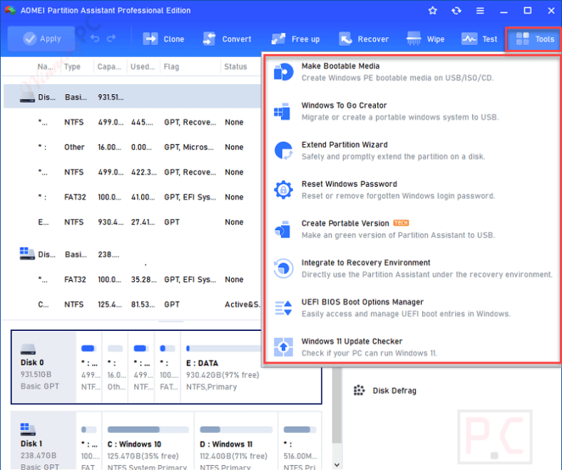 AOMEI Partition Assistant Pro 1 Year License Code Free