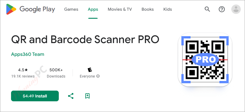 QR and Barcode Scanner PRO App for Free [Android]
