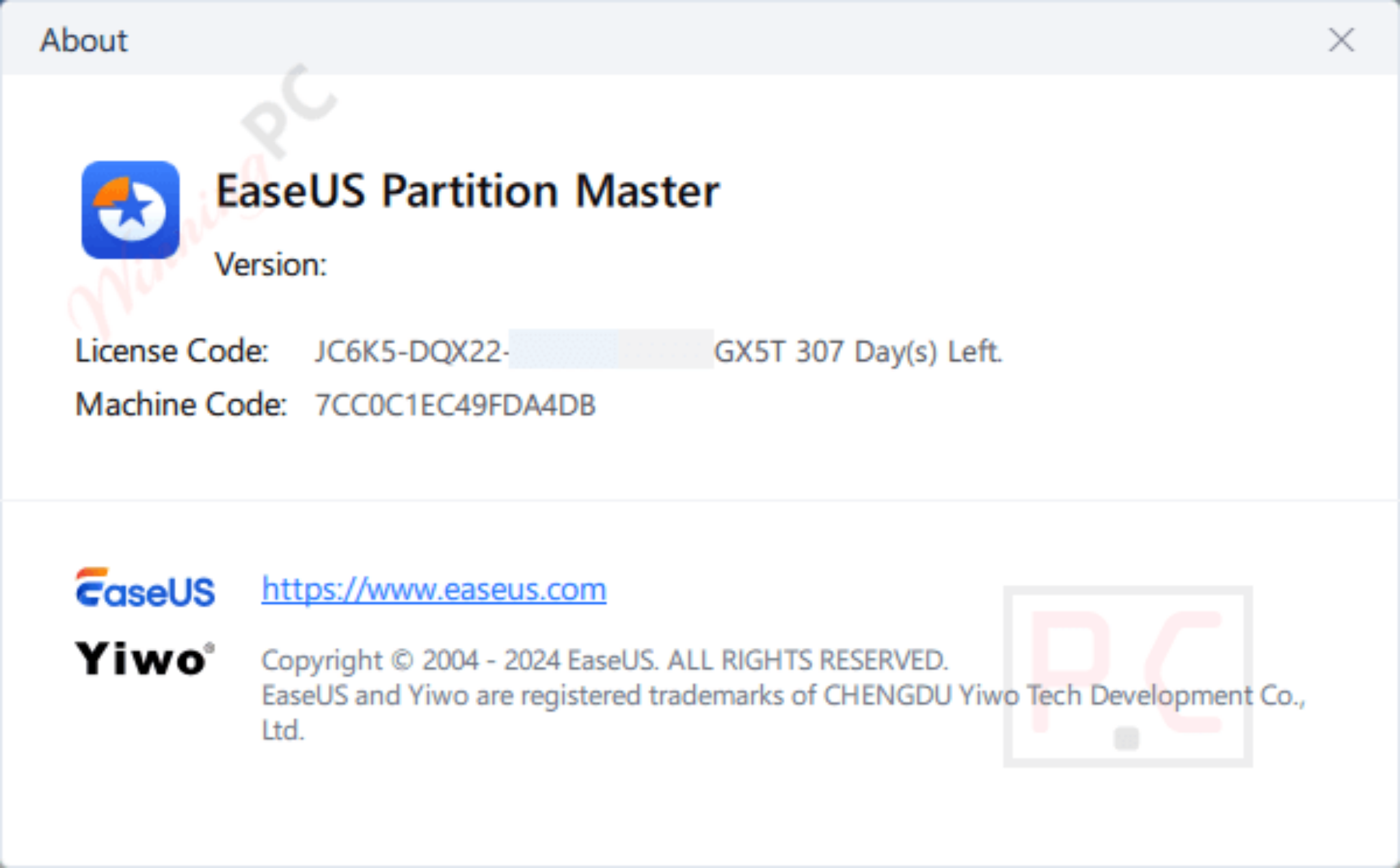 EaseUS Partition Master License Code Free Download 2025