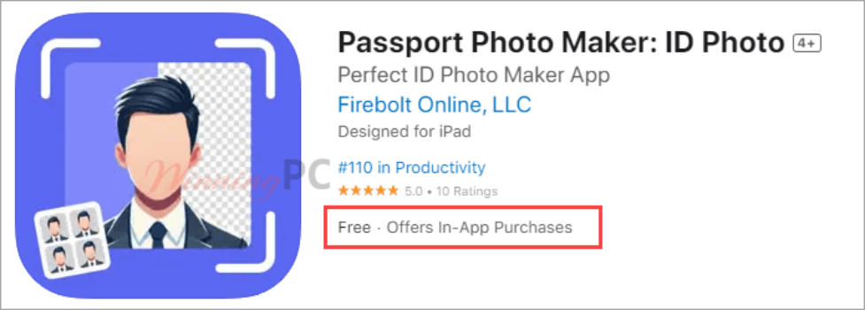 Passport Photo Maker: ID Photo App for Free [iOS]