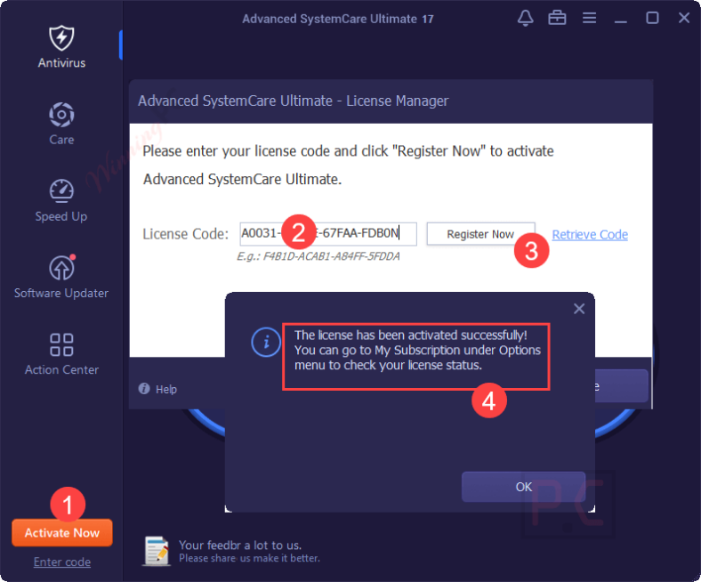 Advanced SystemCare Ultimate 17 Free License Key 2025