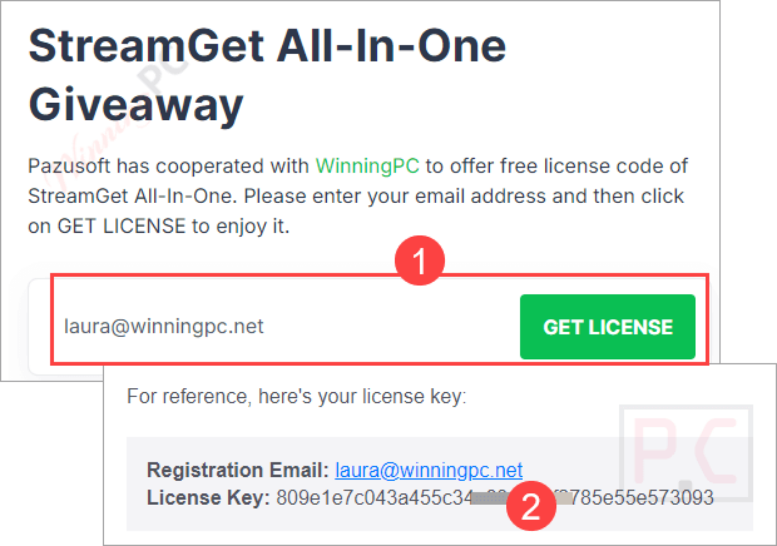 StreamGet All-In-One Giveaway License Key Free 1-Year
