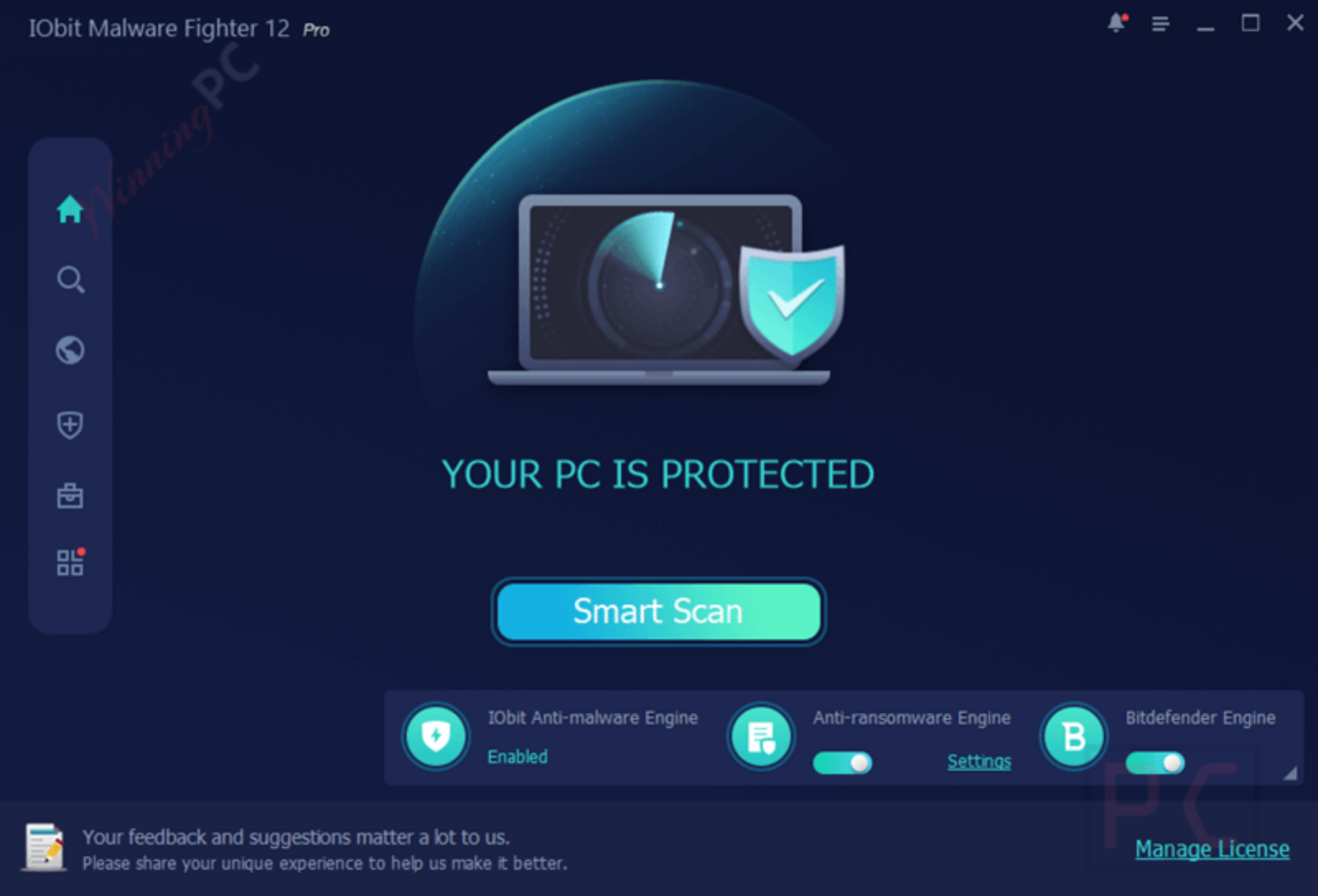 IObit Malware Fighter PRO License Key Free 2025