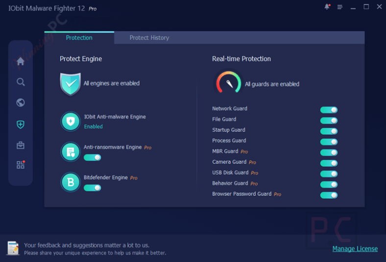 IObit Malware Fighter PRO License Key Free 2025