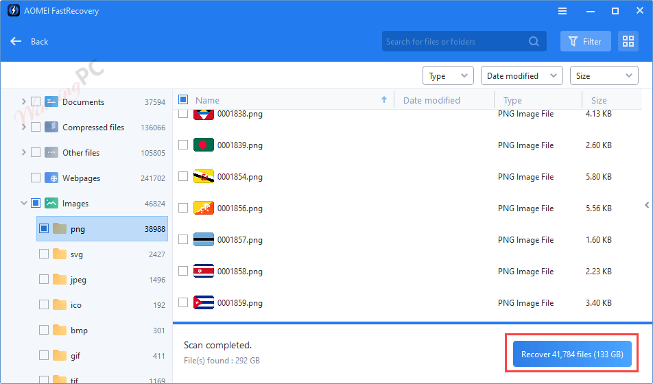 AOMEI FastRecovery License Key Free Download (1 Year)