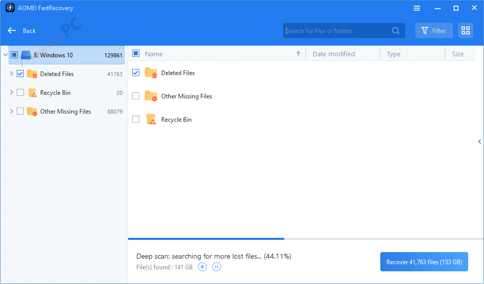 AOMEI FastRecovery License Key Free Download (1 Year)