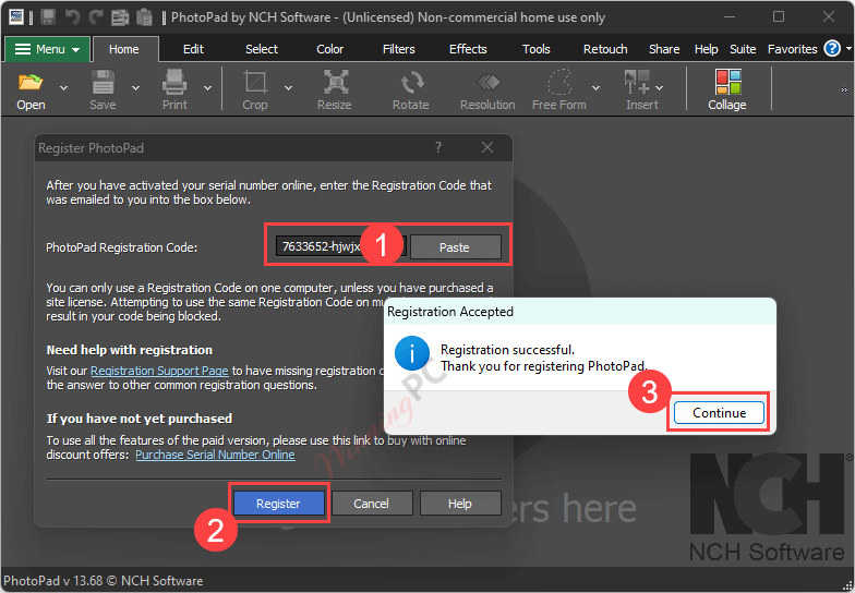 PhotoPad Photo Editor Giveaway Key for Windows & Mac