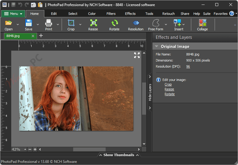 PhotoPad Photo Editor Giveaway Key for Windows & Mac
