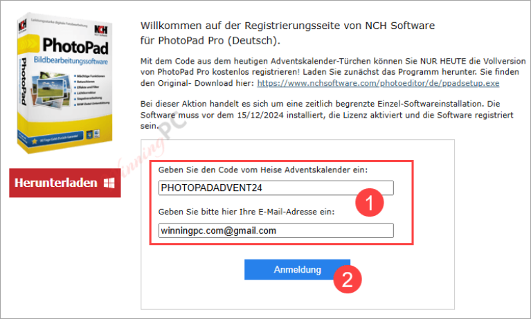 PhotoPad Photo Editor Giveaway Key for Windows & Mac