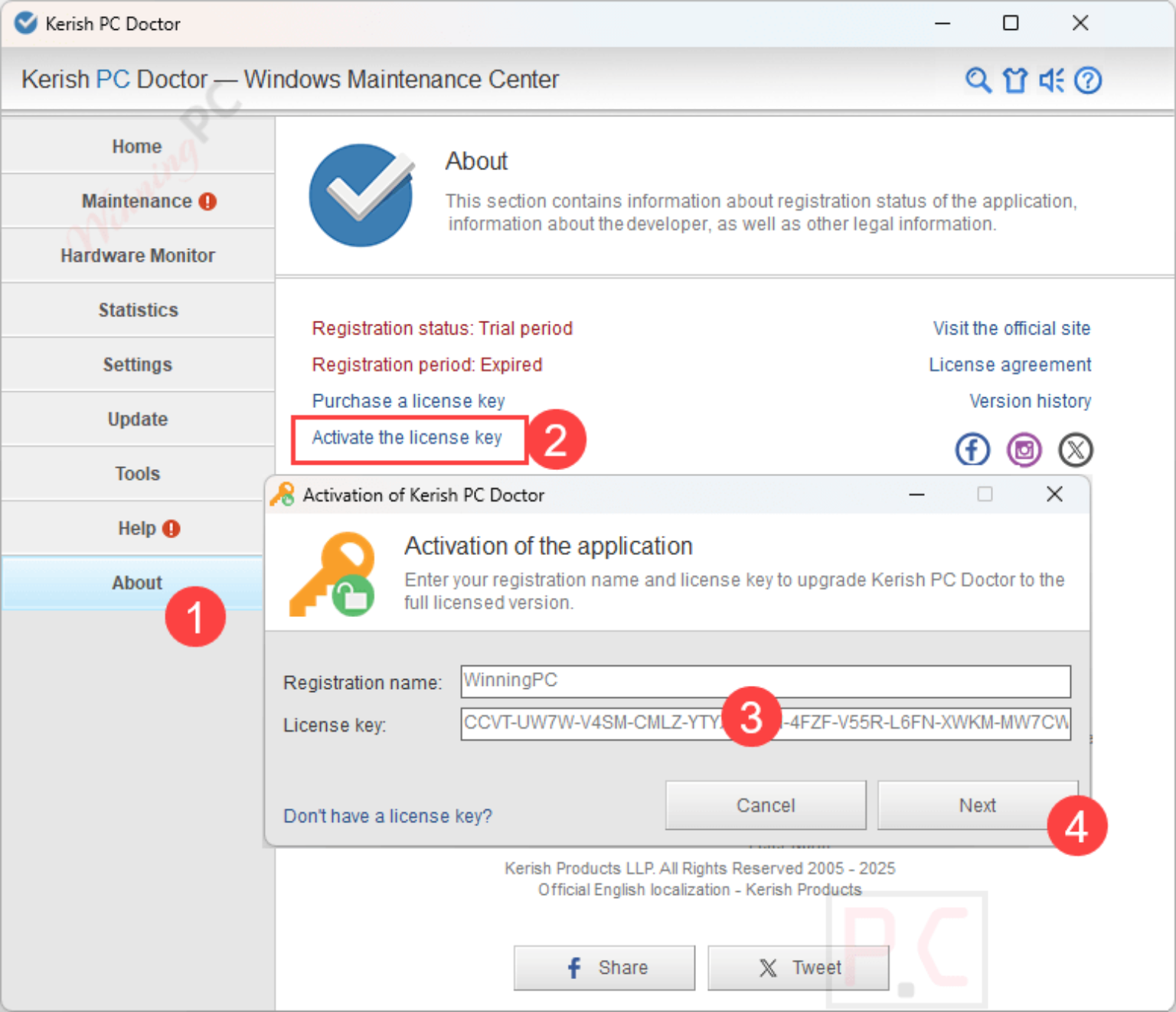 Kerish PC Doctor 1 Year License Code Free Download 2025