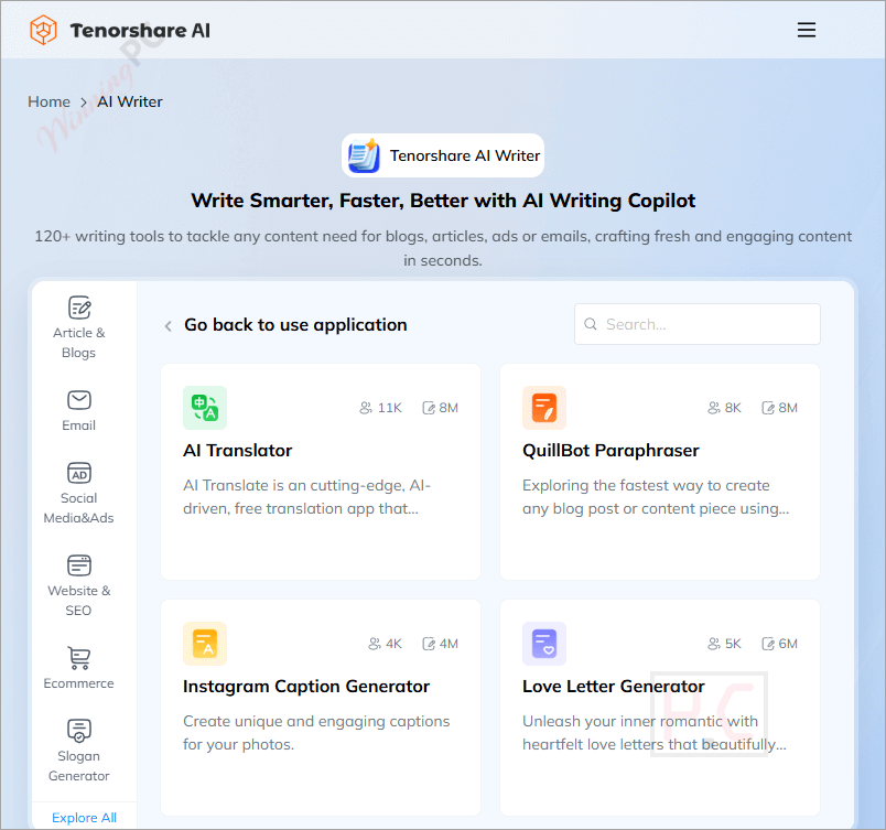 Tenorshare Al Writer 70% Coupon Code & Discount 2025